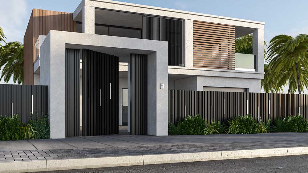 Впечатляващи фасади с уникалния дизайн на Smartia Barcode Cladding от ...